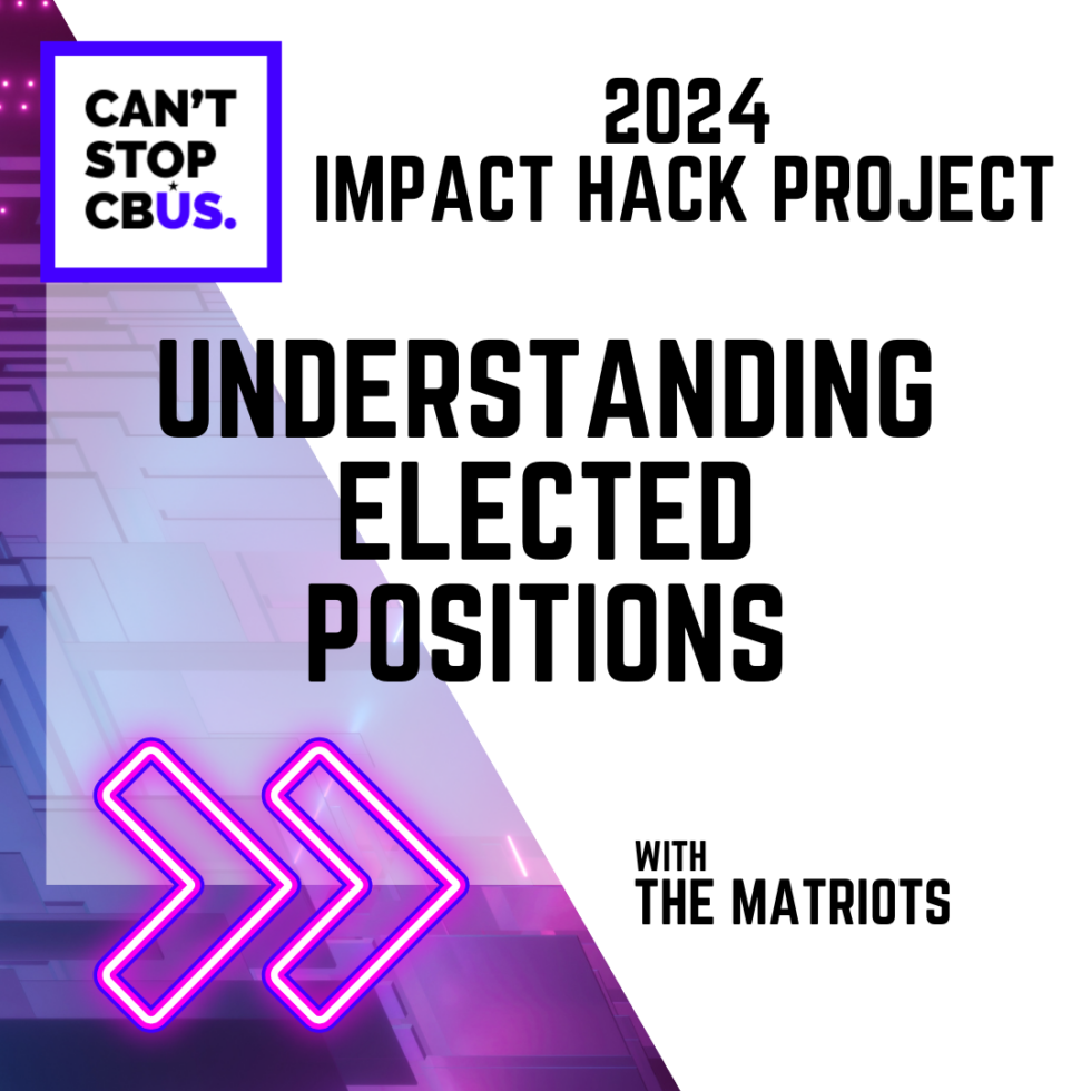 Impact Hack Project: Understanding elected positions platform | Can't ...
